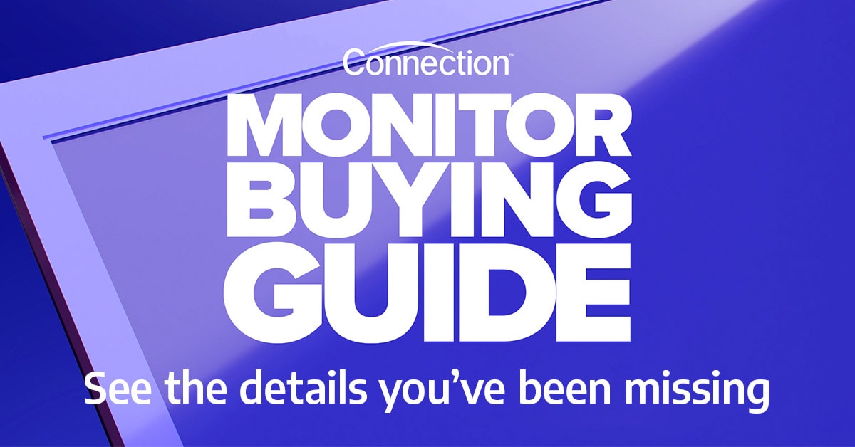 Monitor Buying Guide - Connection